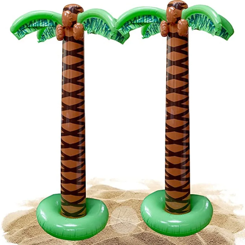 Hawaii-Theme-4D-Simulated-Coconut-Palm-Tree-Balloon-Summer-Beach-Party ...