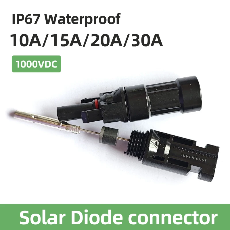 Solar-DC-Diode-PV-Plug-10A-15A-20A-30A-Photovoltaic-Connector-Diodes ...