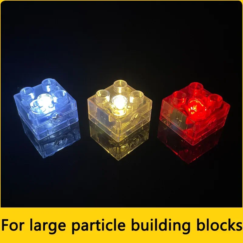 Big-Size-2x2-Luminous-block-brick-Classic-Education-Building-Blocks-Compatible-with-Lego-DUPLO ...