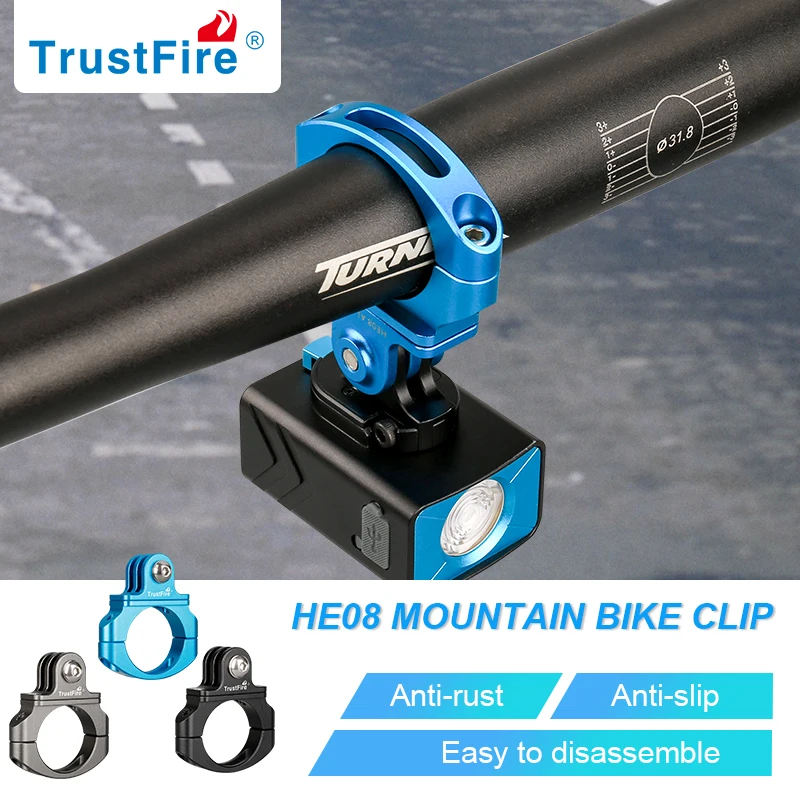 TrustFire HE08 Handlebar Sport Camera Mount Bicycle Front Light Holder ...