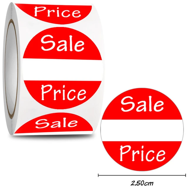 Retail Sale Price Tags