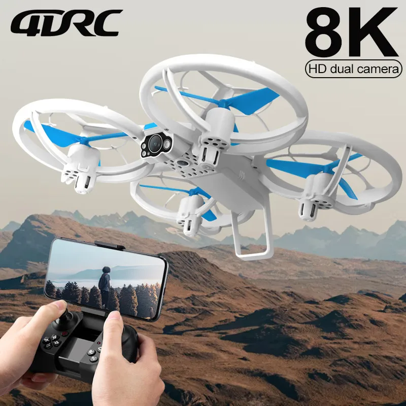 4DRC-New-V33-4K-Drone-8K-Profesional-Dual-Camera-360-Protection-WIFI ...
