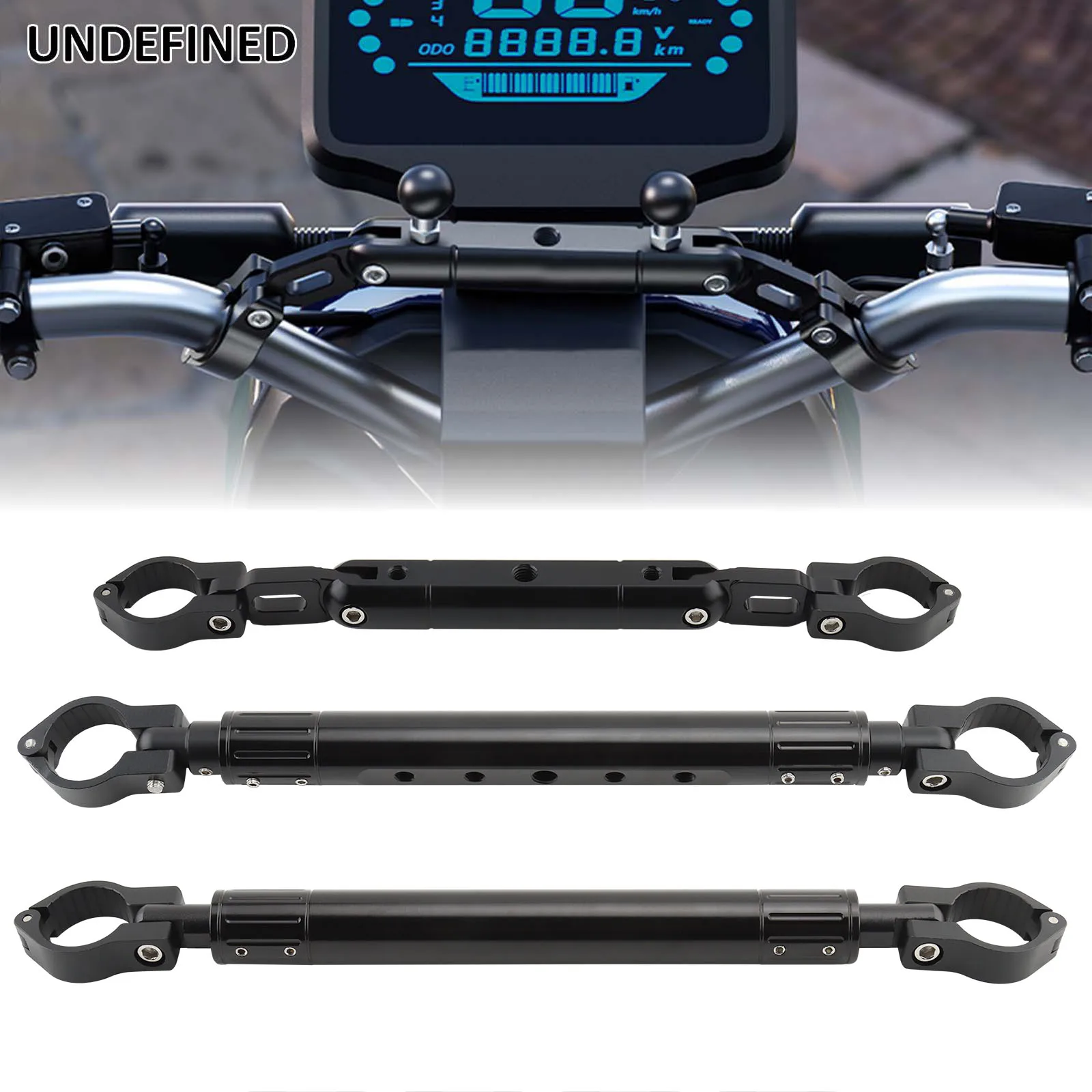 Motorcycle Balance Bar Universal 7/8"-1"(22-27mm) CNC Aluminum Crossbar ...