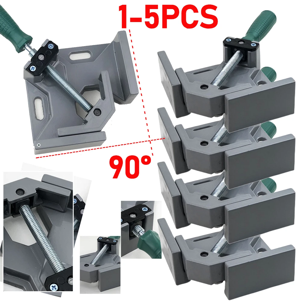 90-Degrees-Angle-Clamp-Aluminum-Alloy-Wood-Working-Jigs-Single-Handle ...