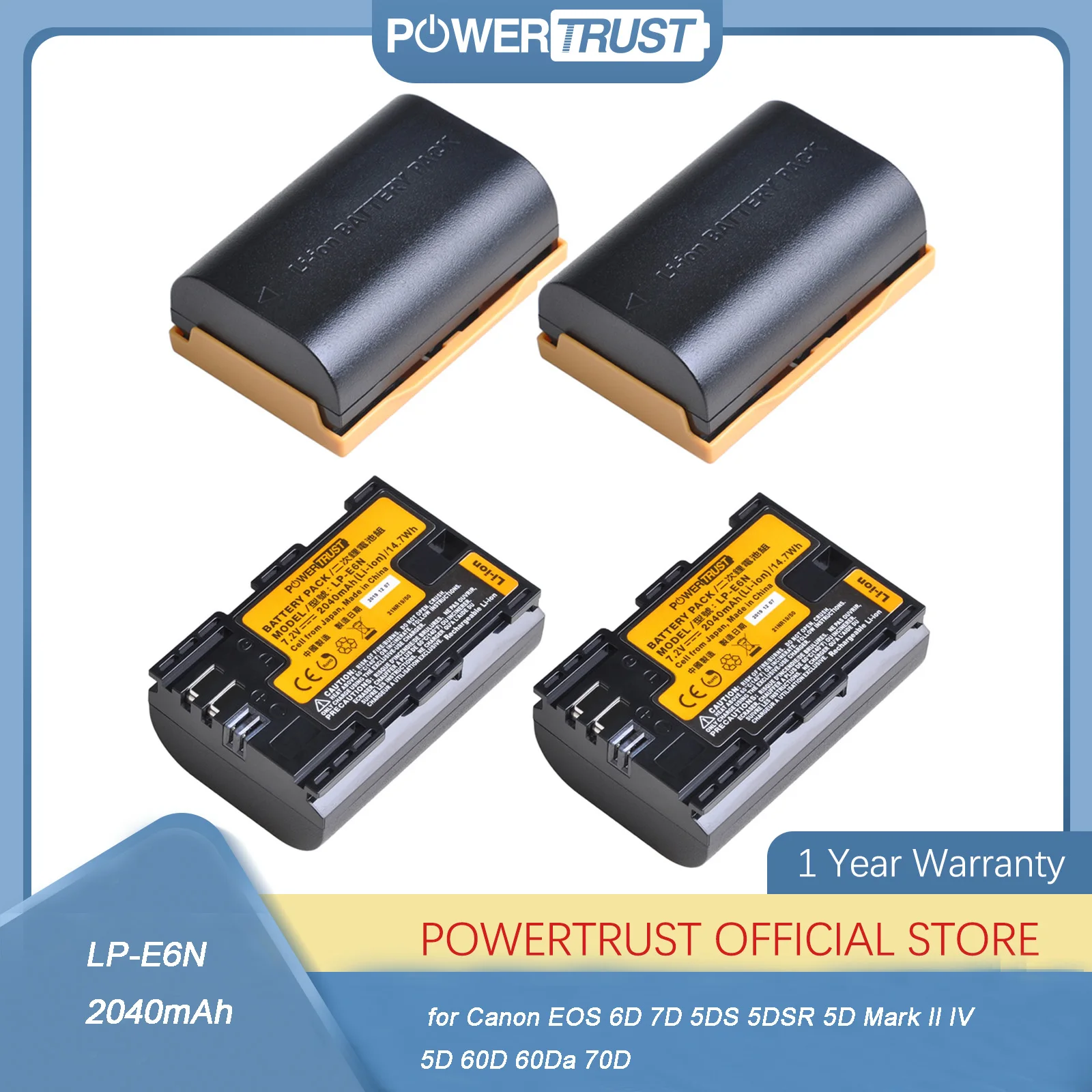LP-E6-2040mAh-LP-E6-LPE6-LP-E6N-Camera-Battery-Japan-Cell-for-Canon-EOS ...