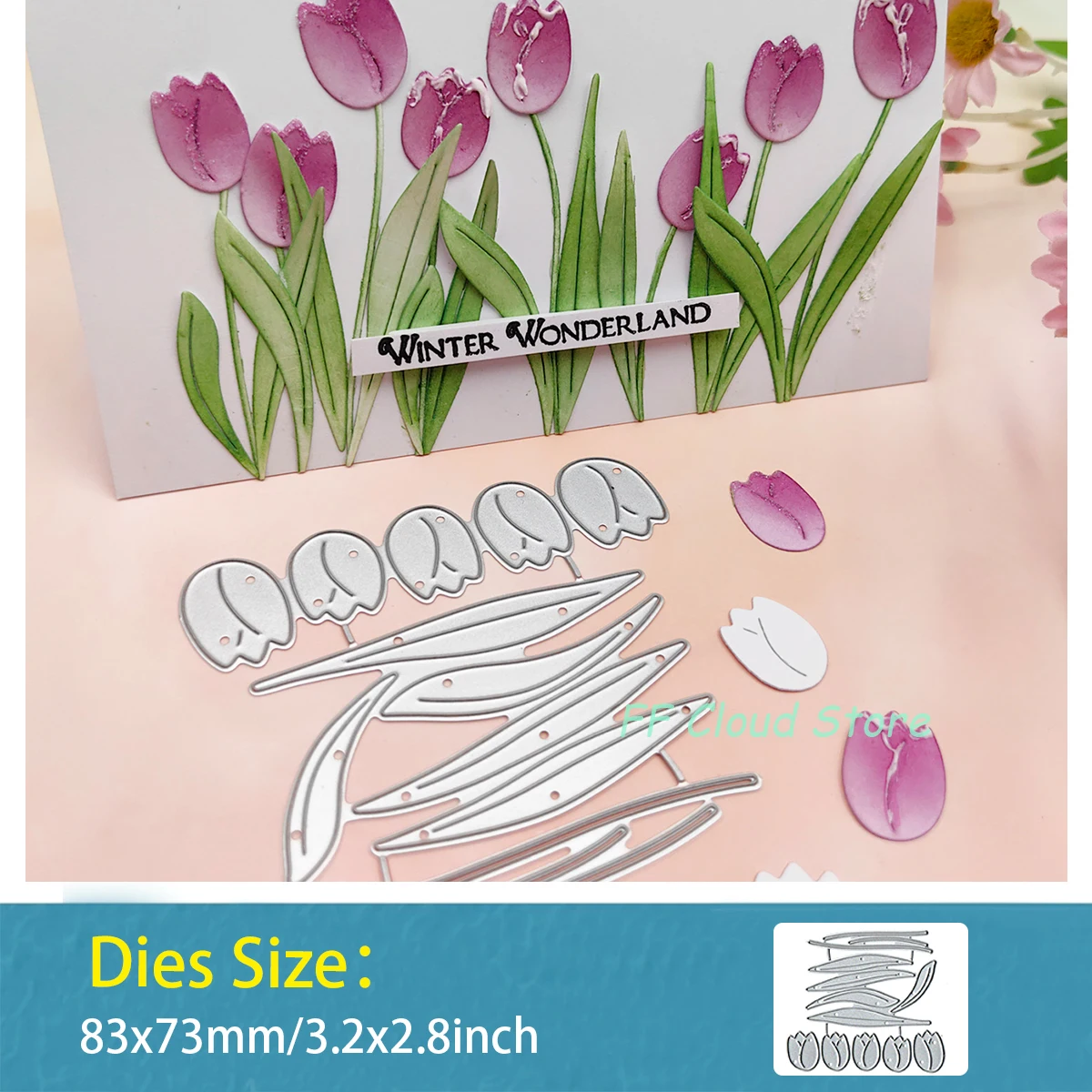 Tulip-Flowers-Metal-Cutting-Dies-New-for-Scrapbooking-DIY-Album ...