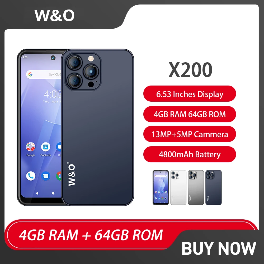 W-O-tel-fono-inteligente-X200-versi-n-Global-Smartphone-4G-ultrafino ...
