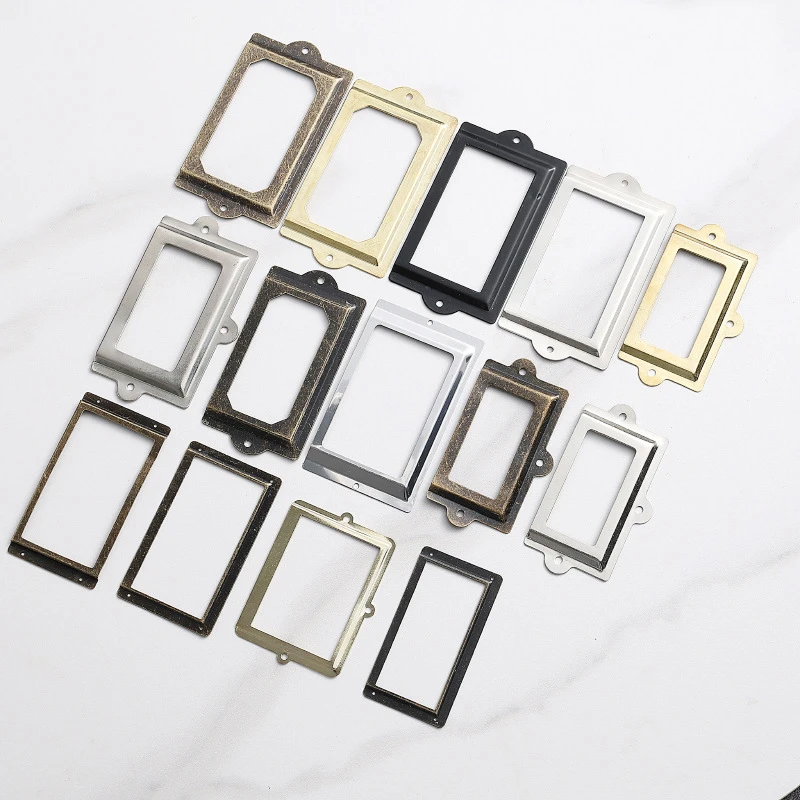 Name Card Label Holder Frames | Drawer Label Frame | Cabinet Drawer | Library File - Cabinet ...
