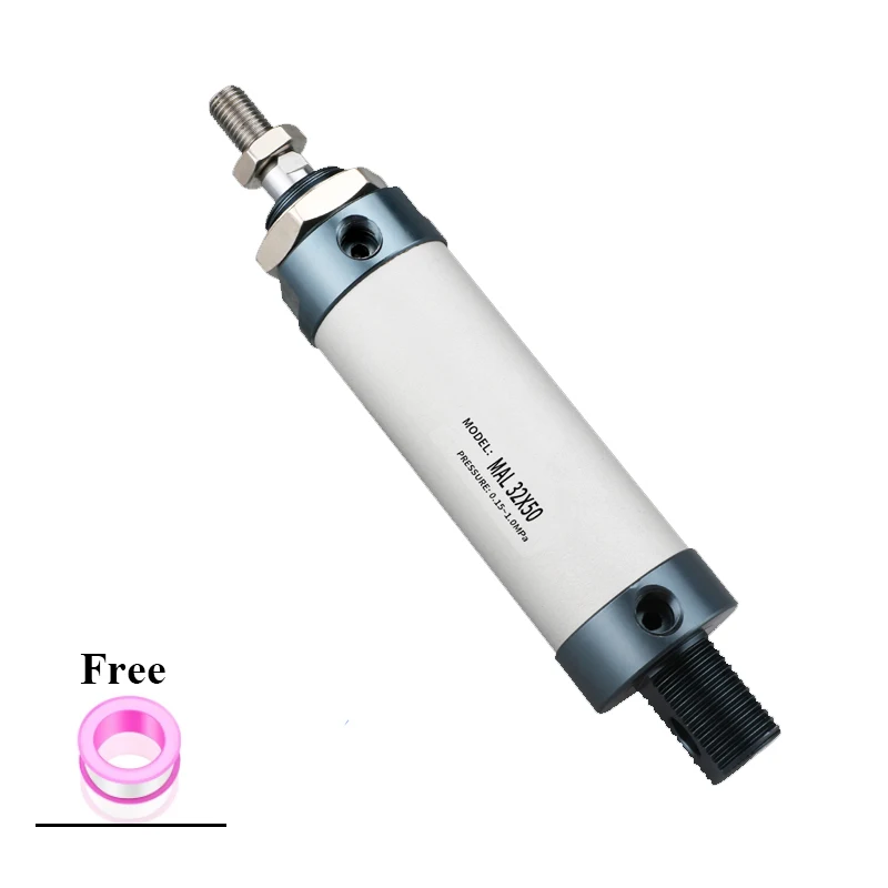 MAL16-20-25-32-40mm-Bore-Small-Double-Action-Part-Stroke-25-50-100-200 ...