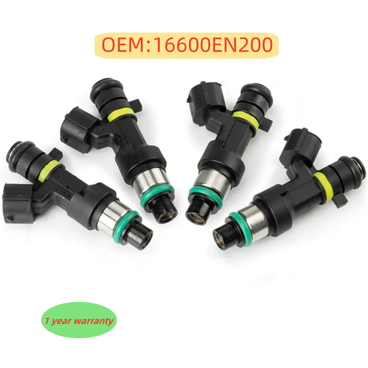 4pcs-16600EN200-Fuel-Injectors-Auto-Adapters-Fuel-System-Replace-for ...