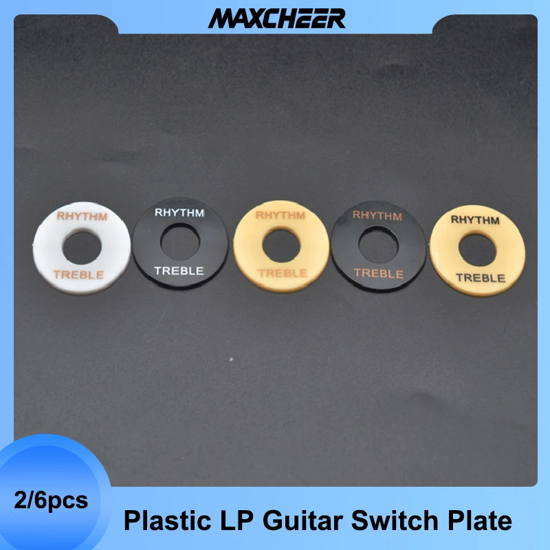 2pcs-6pcs-Plastic-Guitar-Toggle-Switch-Plate-Rhythm-Treble-Washer-Ring ...