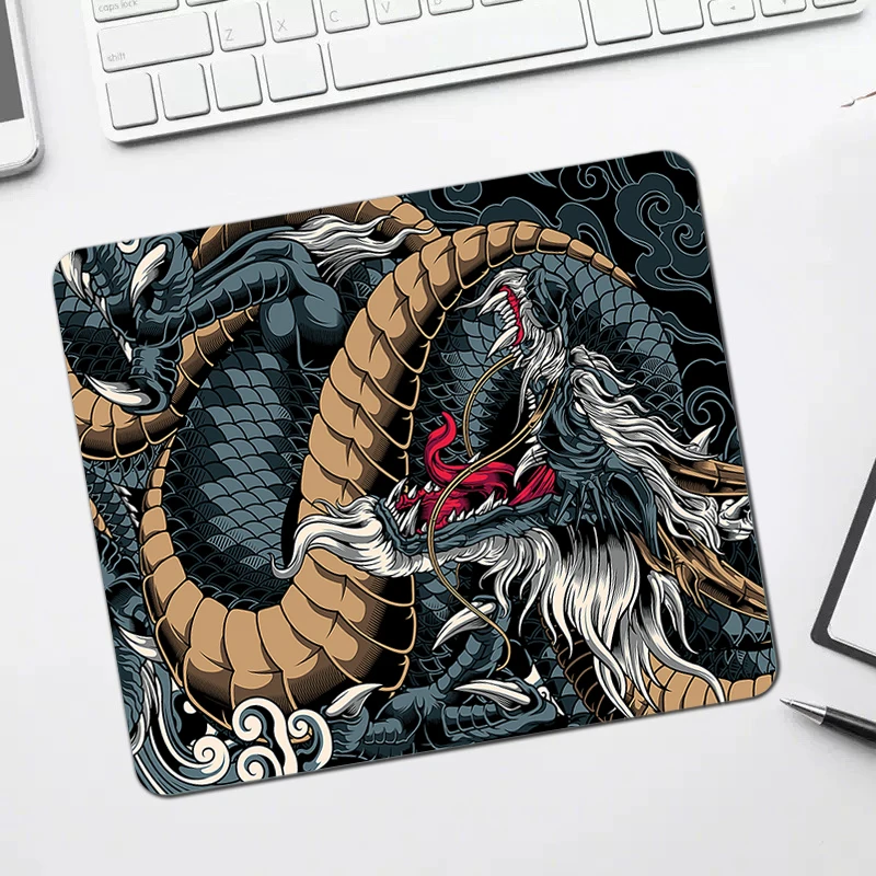 Dragon-Mousepad-Tai-Chi-Fish-Mouse-Mat-Small-Japanese-Mouse-Mat ...