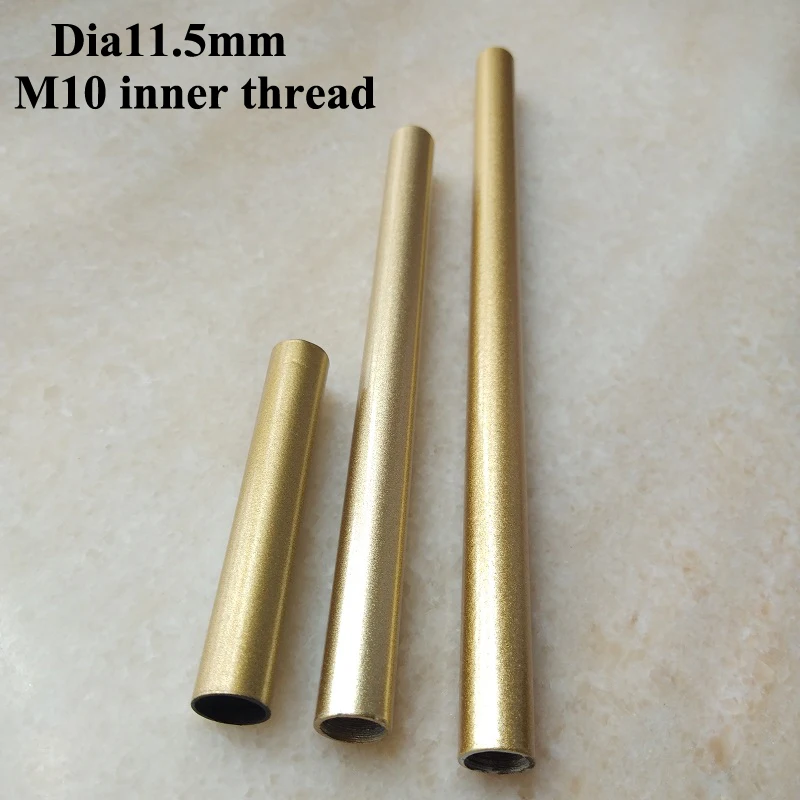 4pcs/lot, Gold Power Plating M10 Female Thread Inner Tooths On Both ...
