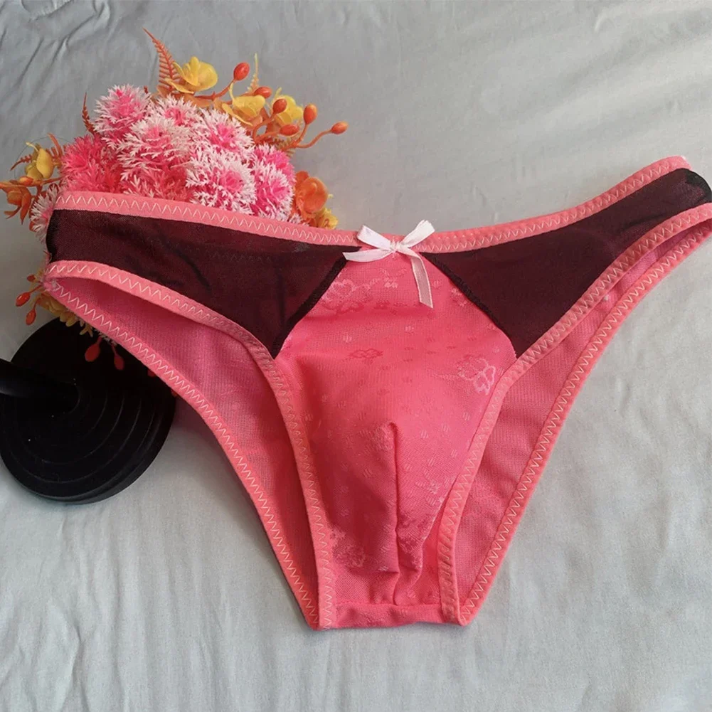 Sous-v-tement-en-dentelle-jacquard-ultra-fine-respirante-pour-homme ...