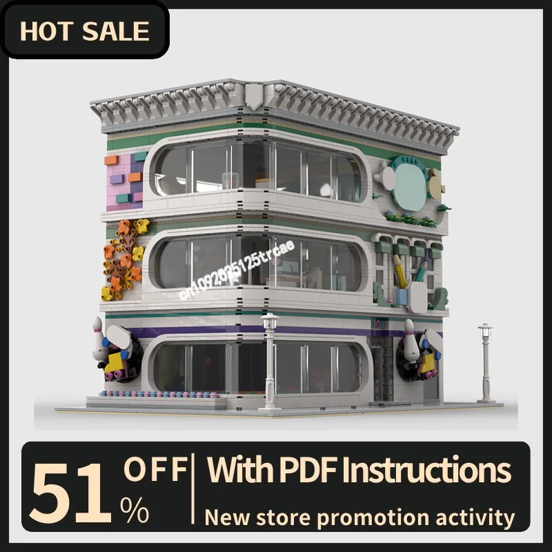 New-City-Hot-Selling-Street-View-Moc-Modular-Friendship-Tower-Model ...