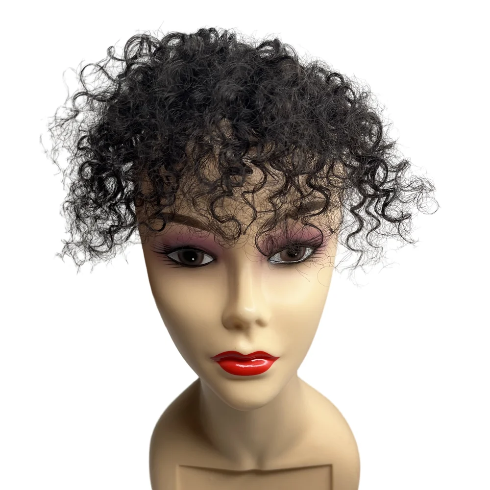 Afro kinky curly natural human hair bangs (Brand -Anemone) - Hair.lk