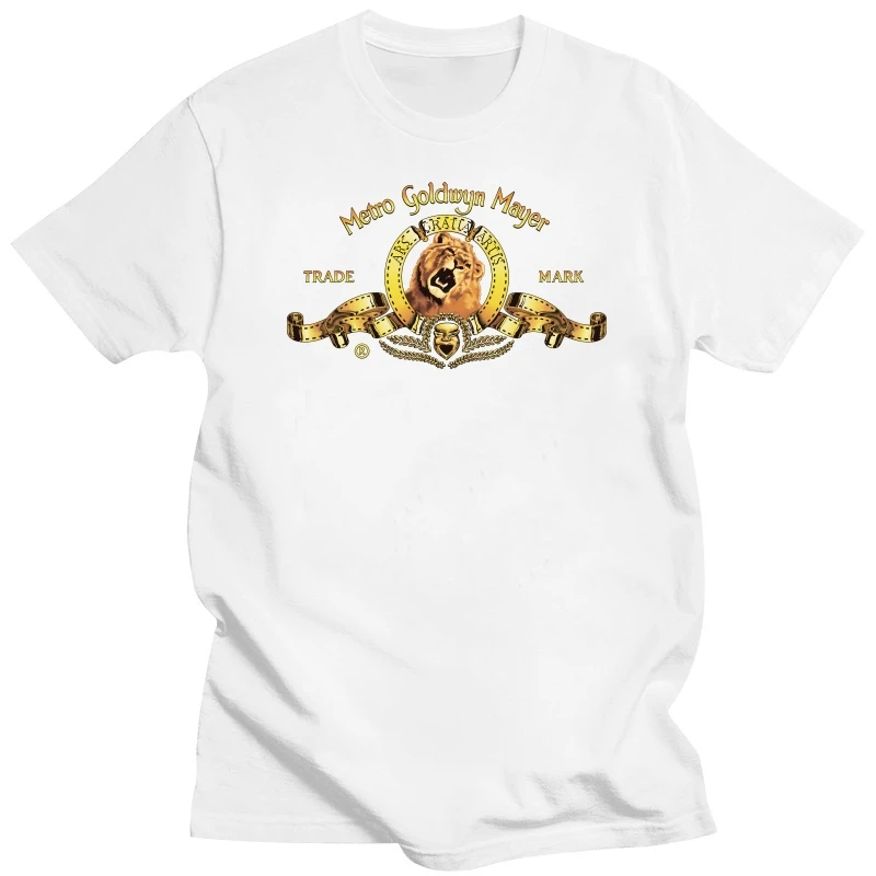 Printing-Metro-Goldwyn-Mayer-MGM-Mens-Tops-Cool-O-Neck-T-Shirt-top-tee ...