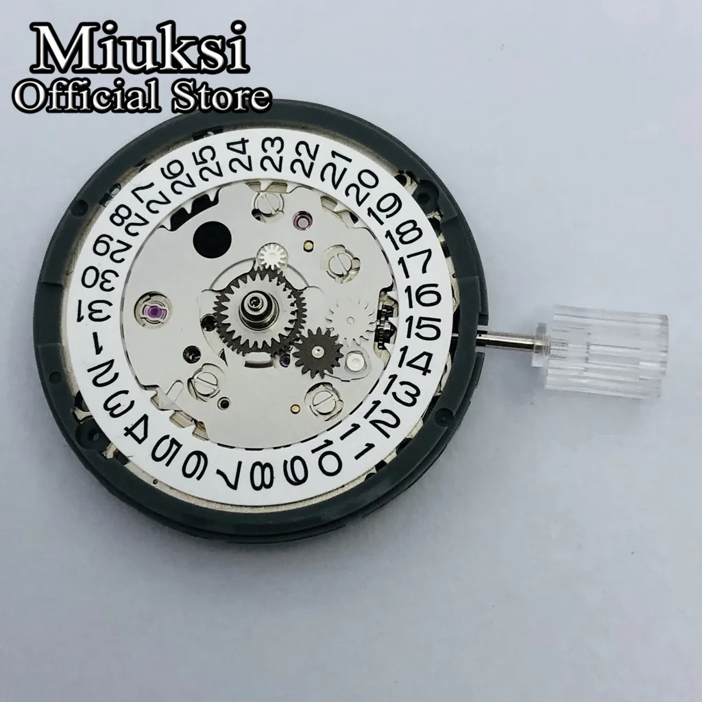 24-jewels-NH34-4-Hands-GMT-Date-Automatic-Mechanical-Movement-High ...