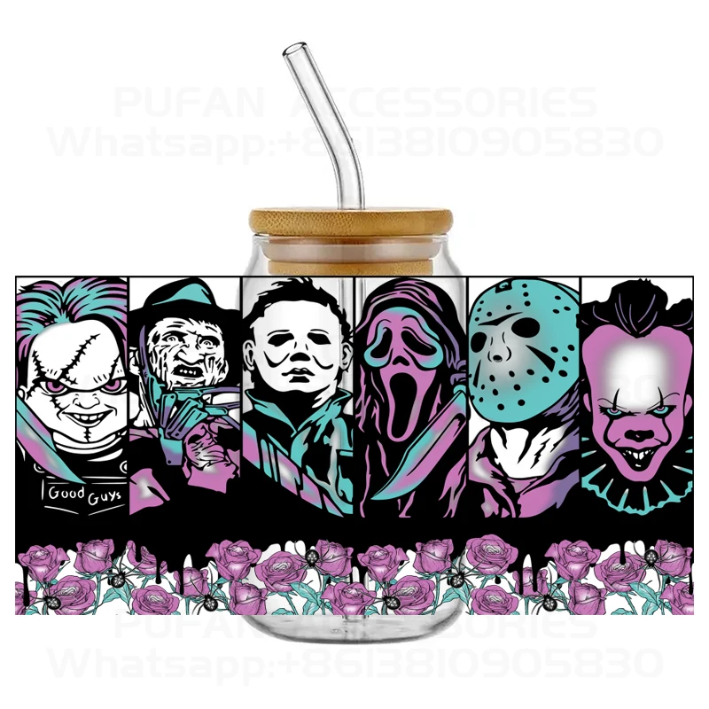 Horror-Halloween-DIY-LOGO-Cold-Transfer-Sticker-UV-DTF-Cup-Wraps ...