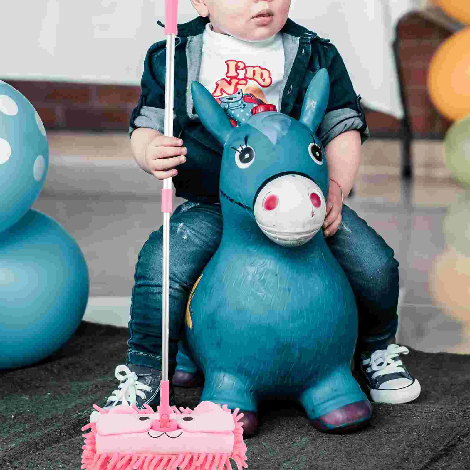 Kids-Mop-Toy-Little-Dust-Mop-Toddler-Cleaning-Mop-Pretend-Play-Mop-Cute ...