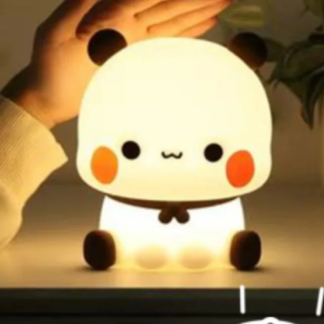 15cm Anima Cartoon Nightlight Panda Bear Led Night Light Lamp Bubu Dudu Cute For Kids Bedside ...