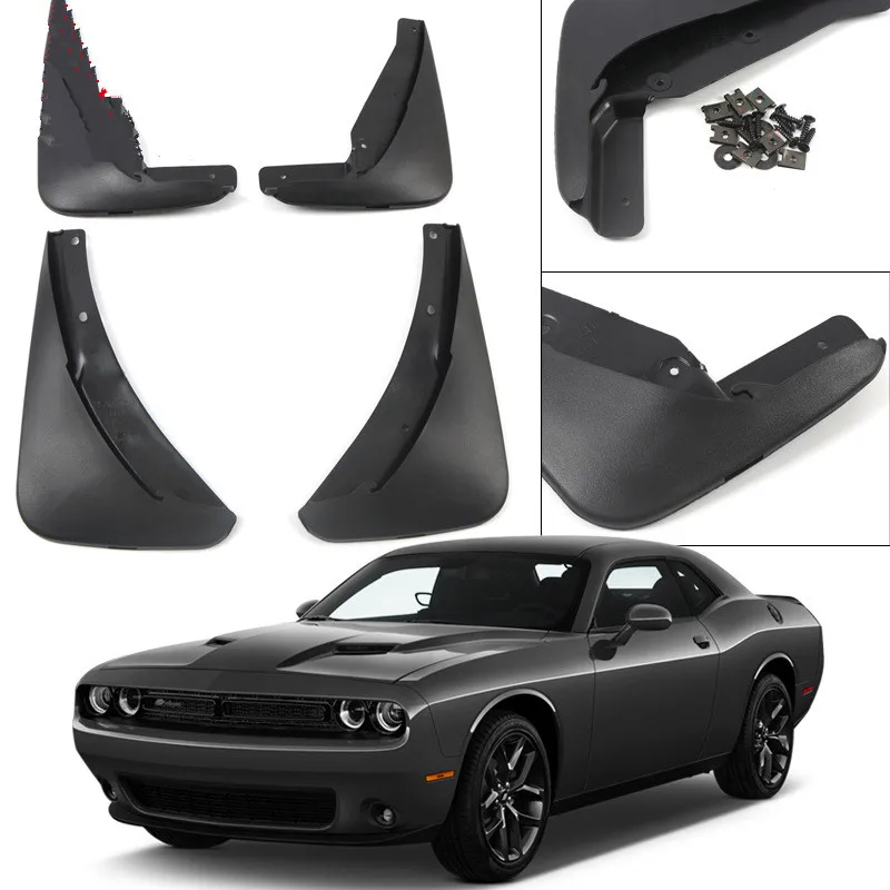 For Dodge Challenger 2015 2016 2017 2018 2019 Mudguard Fenders Mud ...