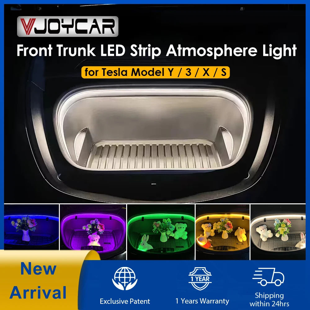 VJOYCAR-2024-Frunk-Brighten-LED-Strip-Modified-Lighting-for-Tesla-Model ...