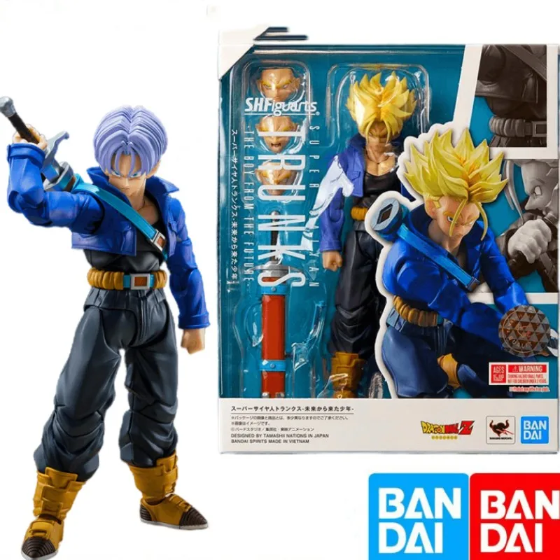 Figura Bandai Shf Dragon Ball Ação, S. H. Figuarts, O Menino Do Futuro ...