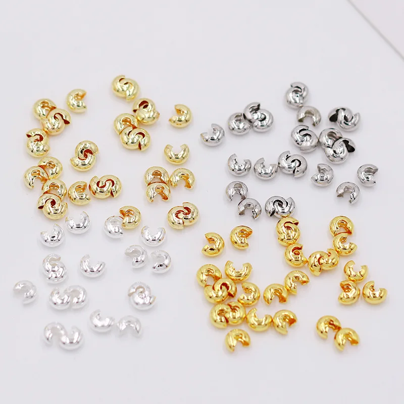 Open-Crimp-Covers-End-Beads-Stopper-Spacer-3mm-4mm-5mm-Gold-and-Silver ...