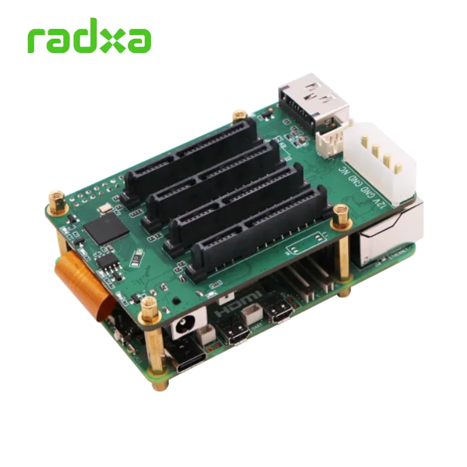 Buy Penta SATA HAT For Raspberry pi 5 and ROCK Series Rock 5C / ROCK 5A ...