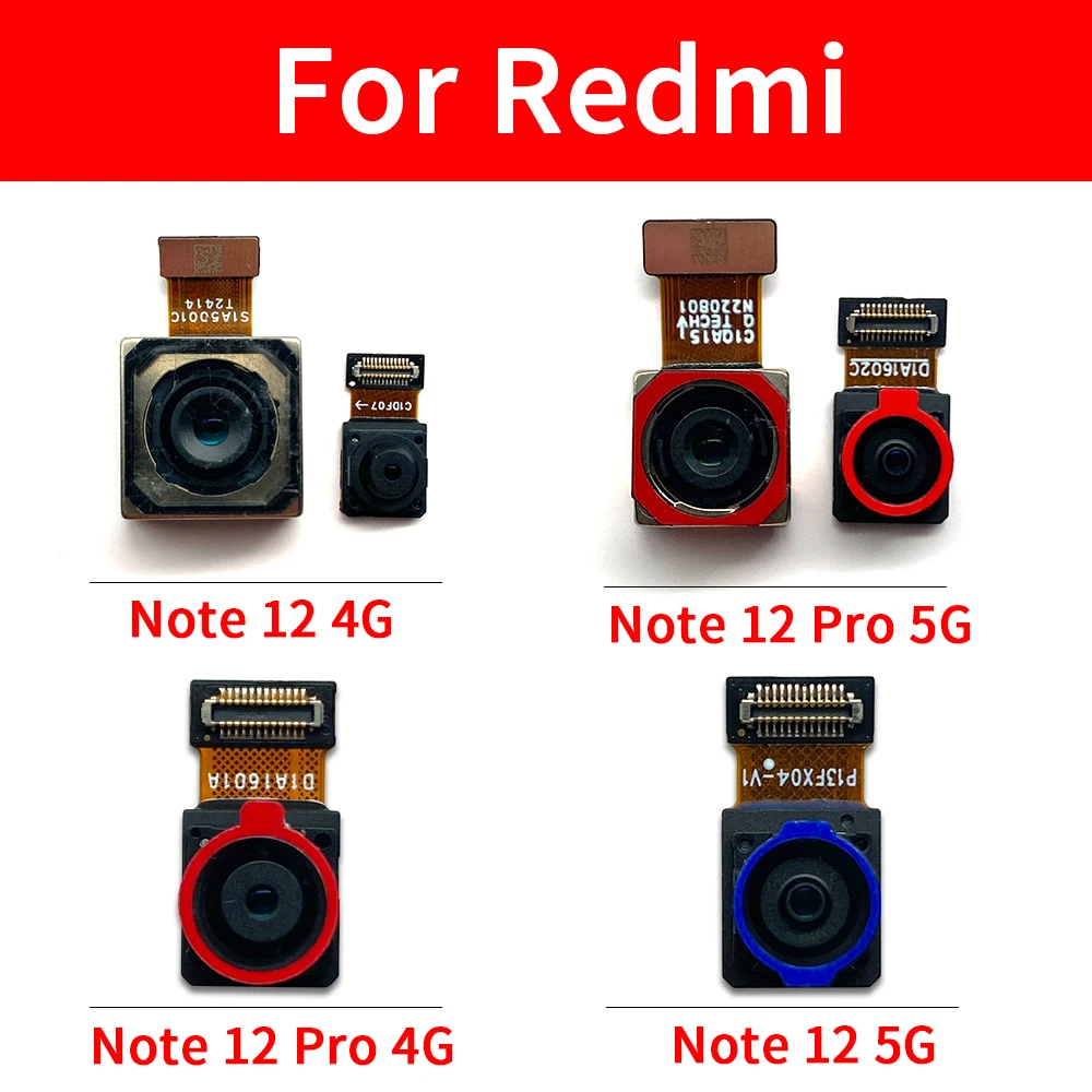 Front-Back-Camera-For-Xiaomi-Redmi-Note-12-Pro-4G-5G-Rear-Backside ...