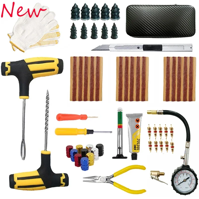 New-Car-Tire-Repair-Kit-Puncture-Plug-Tools-Tyre-Puncture-Emergency-for ...