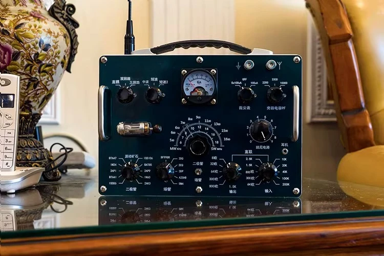 Ore radio, retro practical mining machine, medium and short wave ore ...