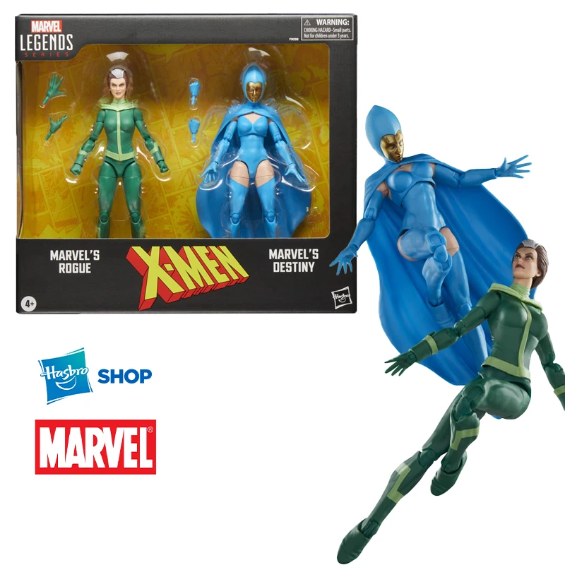 Figura-de-a-o-Hasbro-Marvel-Legends-Series-Marvel-s-Rogue-and-Destiny-X ...