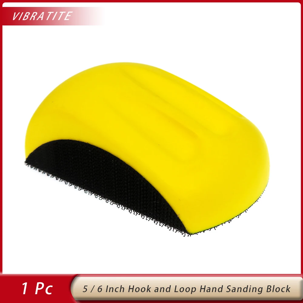 5'' 6'' Hand Sanding Block PU Hand Grinding Block Abrasive Tool for ...