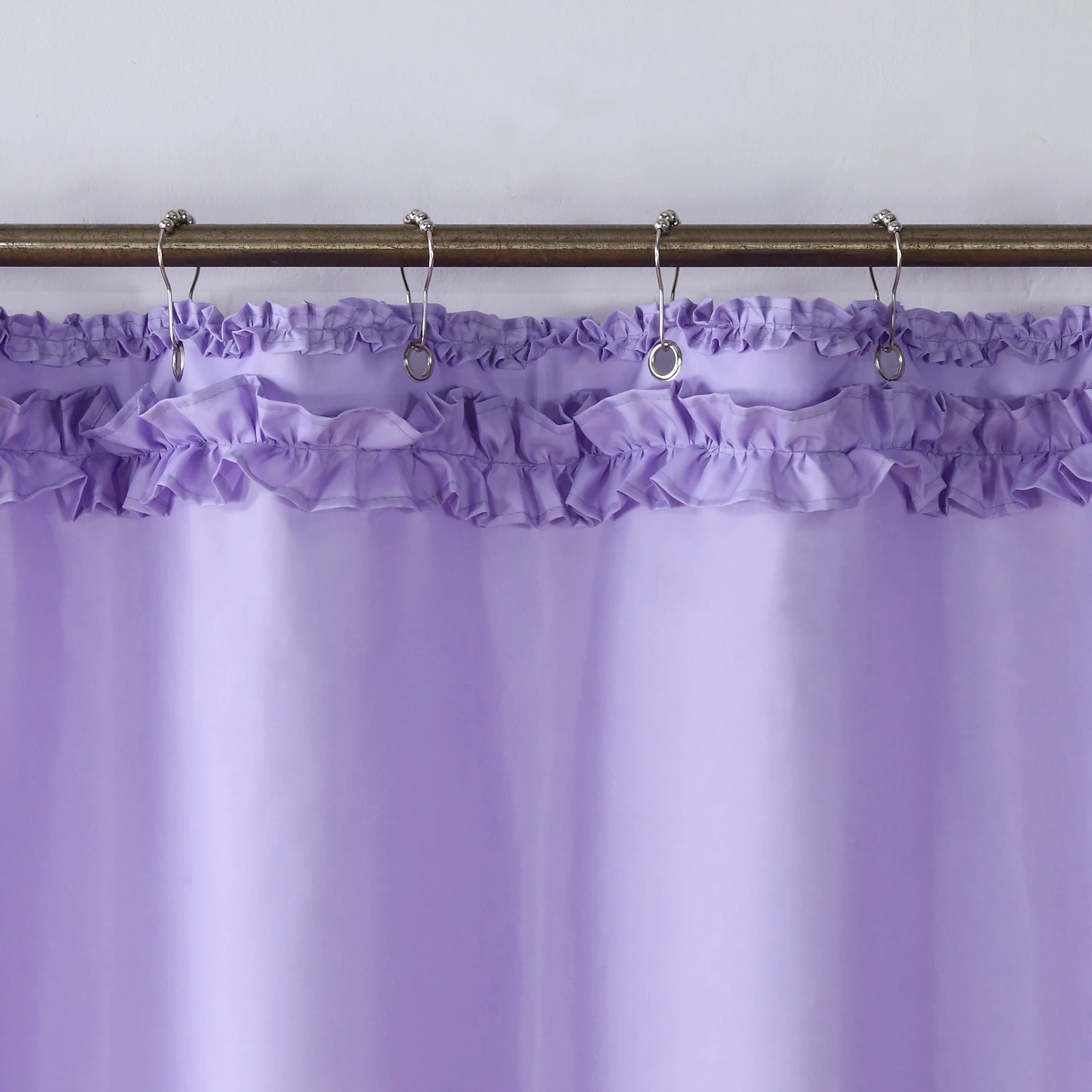 Lavender Ruffle Curtains