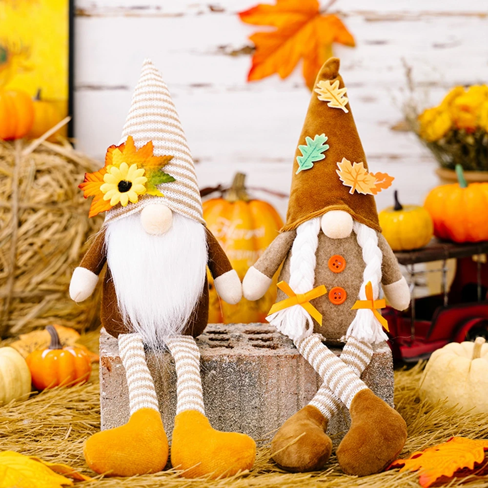 Fall-Gnomes-Harvest-Gnomes-Faceless-Doll-Long-Legs-Plush-Dolls-Pumpkin ...