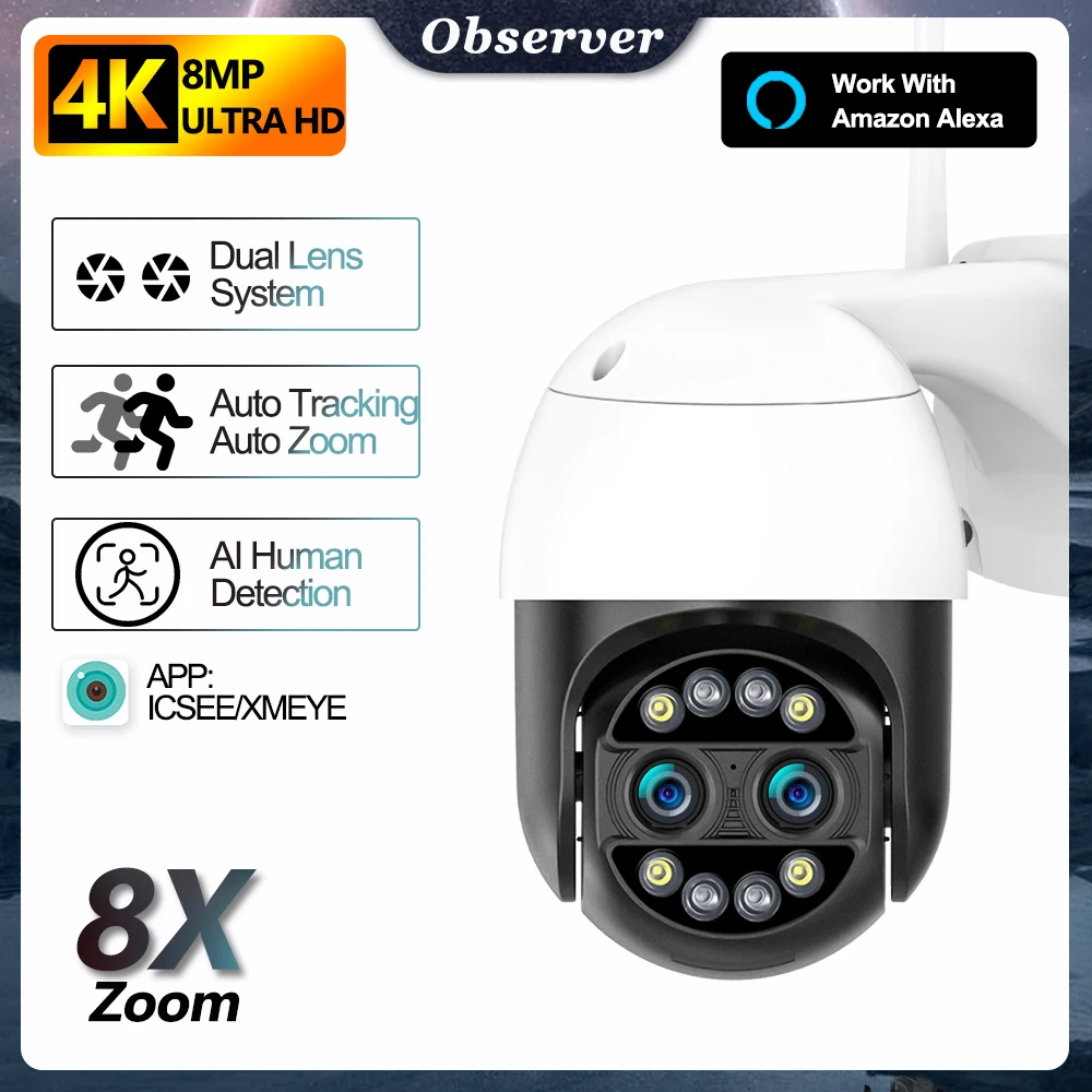 4K-Binocular-Camera-Dual-Lens-Surveillance-CCTV-Outdoor-WIFI-8x-Zoom-AI ...