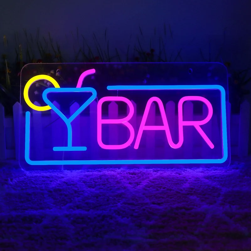 Letreros-de-Bar-de-c-cteles-letrero-de-luz-LED-de-ne-n-letrero-de ...