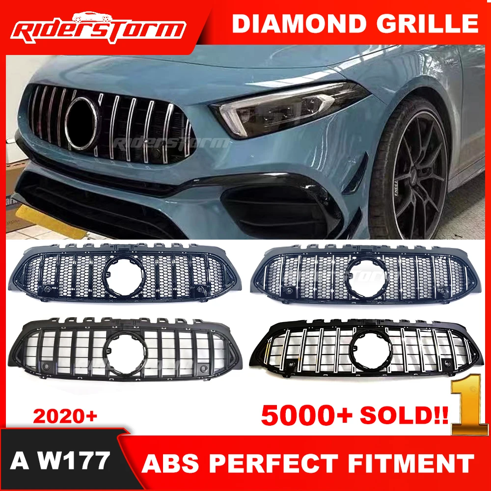 2019-A-Class-W177-GT-Grill-Front-Bumper-Racing-Grille-For-mercede-A ...