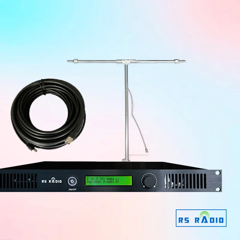 200W-Fm-transmitter-87-5-108MHz-transmisor-fm-with-dipole-antenna-and ...