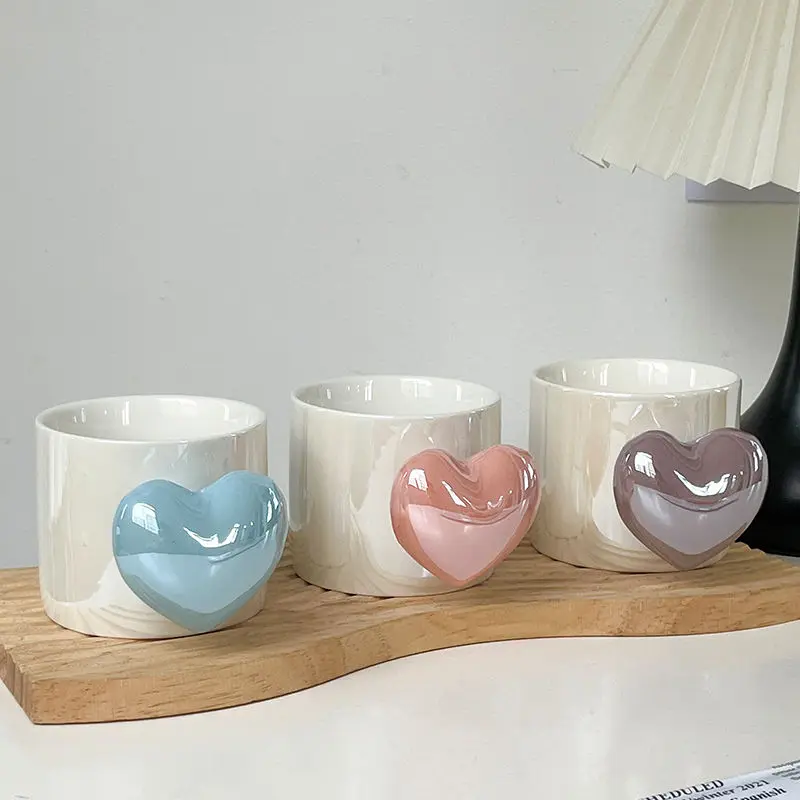 European-Style-Open-Heart-Shape-Ceramic-Coffee-Cup-Couple-Gift-Water ...