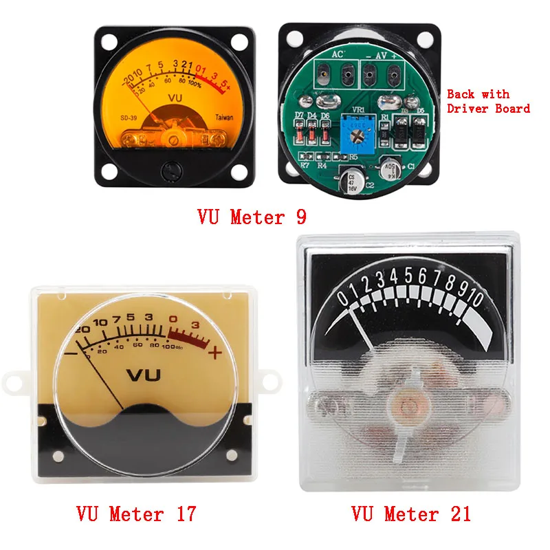Meter-Header-VU-Level-Meter-Warm-Back-Light-Meter-Power-Amplifier-Meter ...