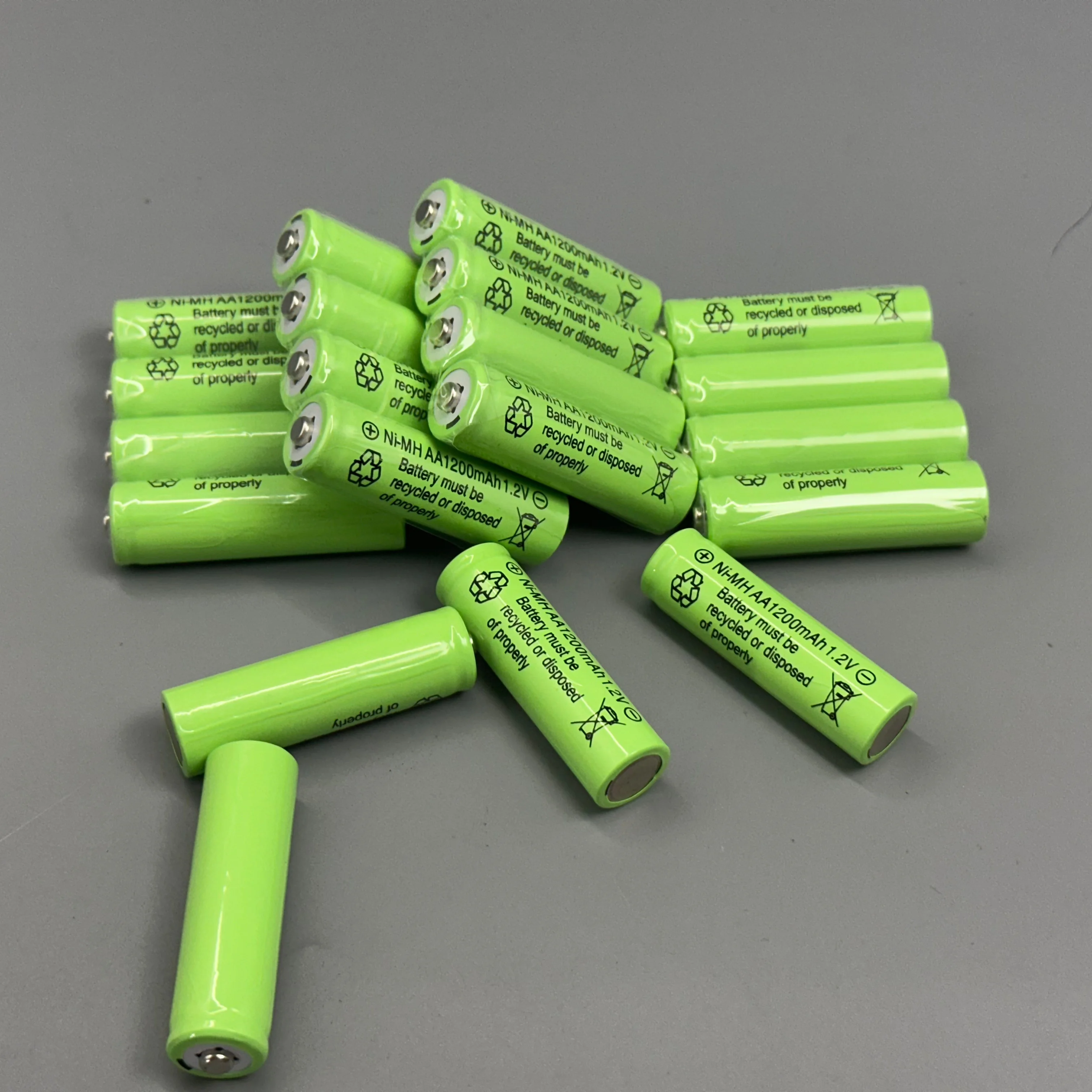 AA 1200mAh Ni-MH Rechargeable Batteries - Ultra High Capacity for ...