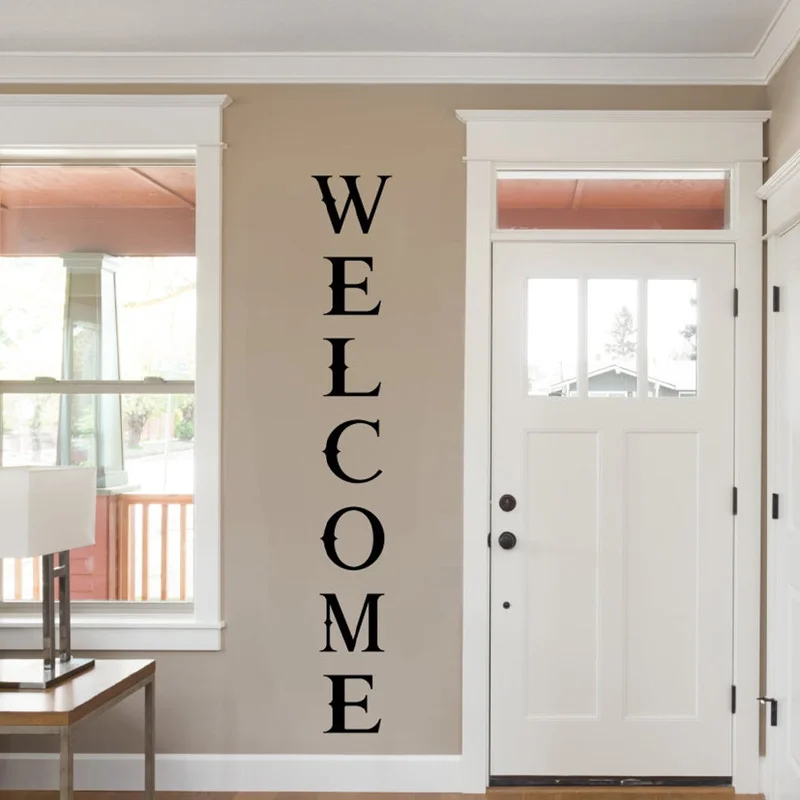Welcome-Vertical-Text-Wall-Decals-Vinyl-Interior-Decor-Sticker-Home-Art ...