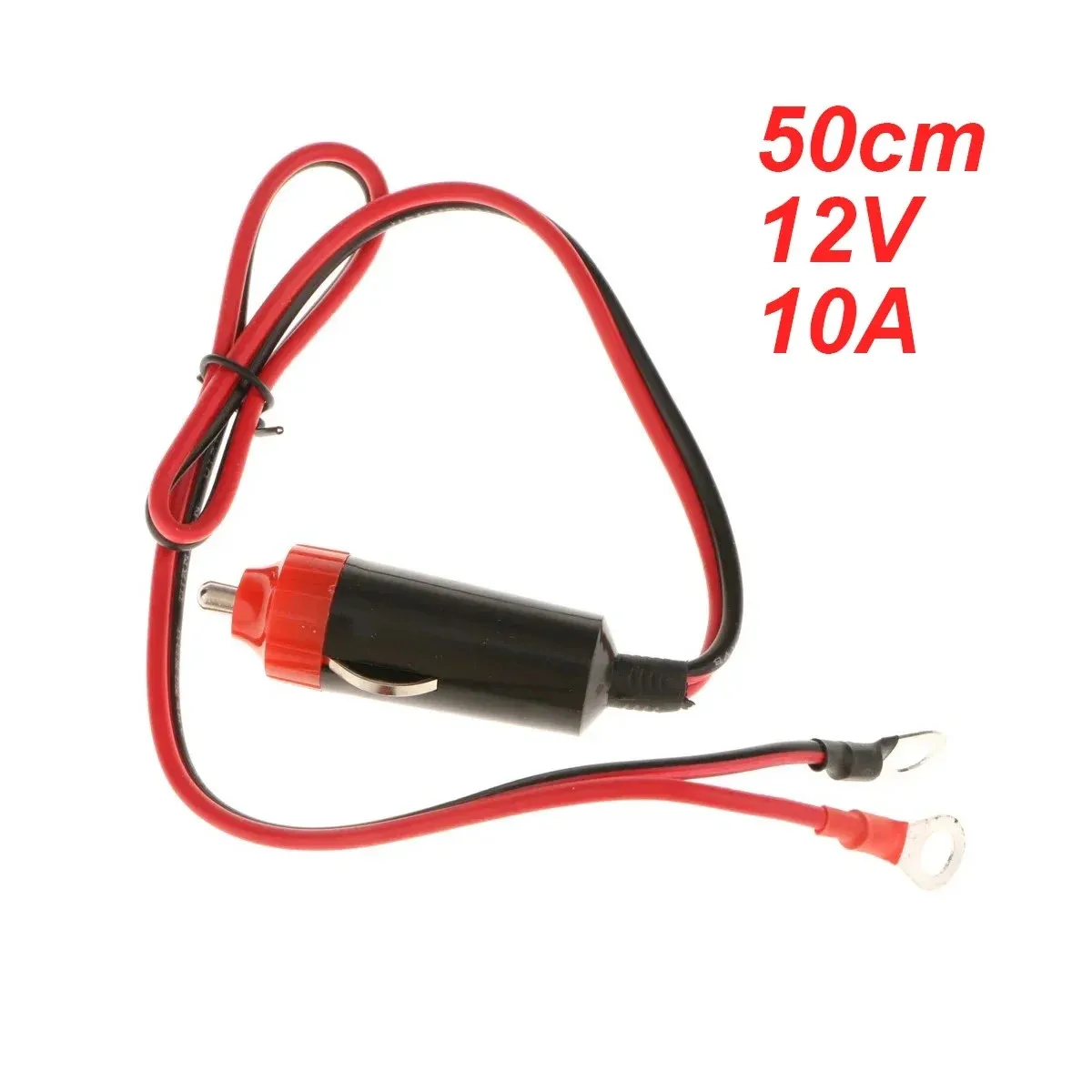 50cm 12V 10A Car Power Supply Inverter Adapter Wire Convenient Male ...