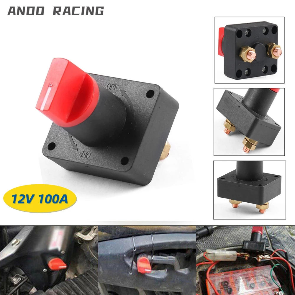 Relay Battery Isolator 12V 100A Switch Mini Portable Waterproof Apply ...