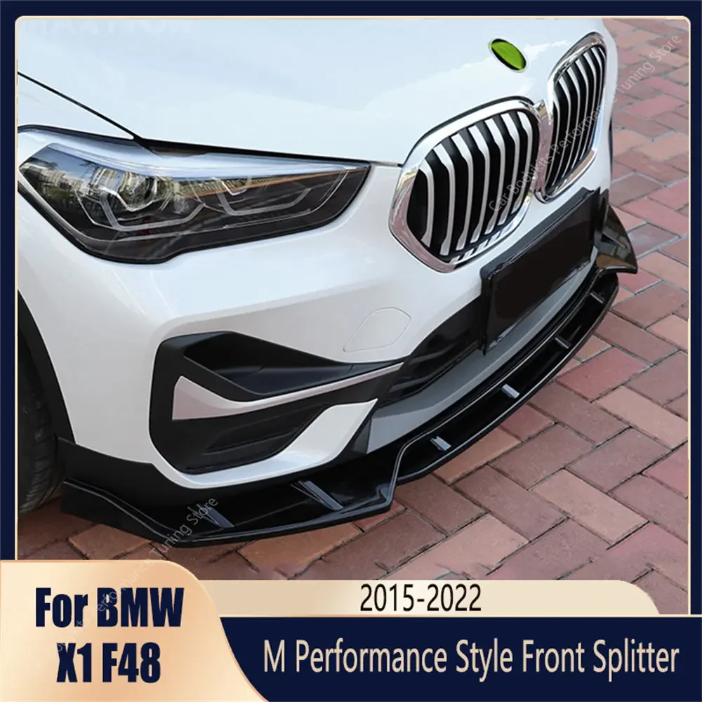 M-Performance-Style-Front-Bumper-Splitter-Lip-Spoiler-Diffuser-For-Bmw ...