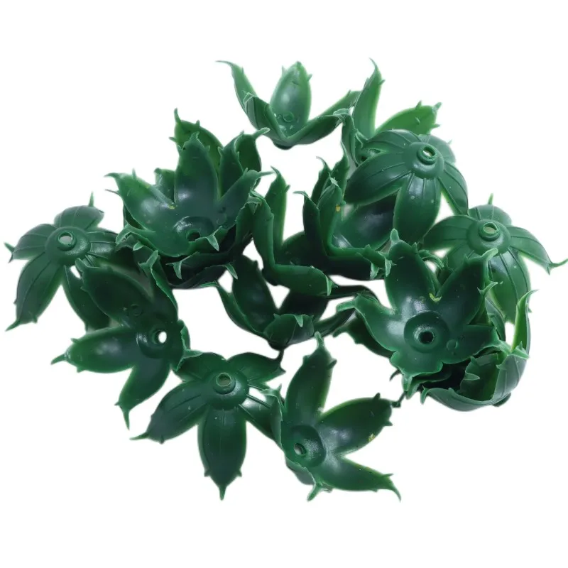 500pcs 5cm Artificial Plastic Flower Base Cap Receptacle Sepal DIY ...