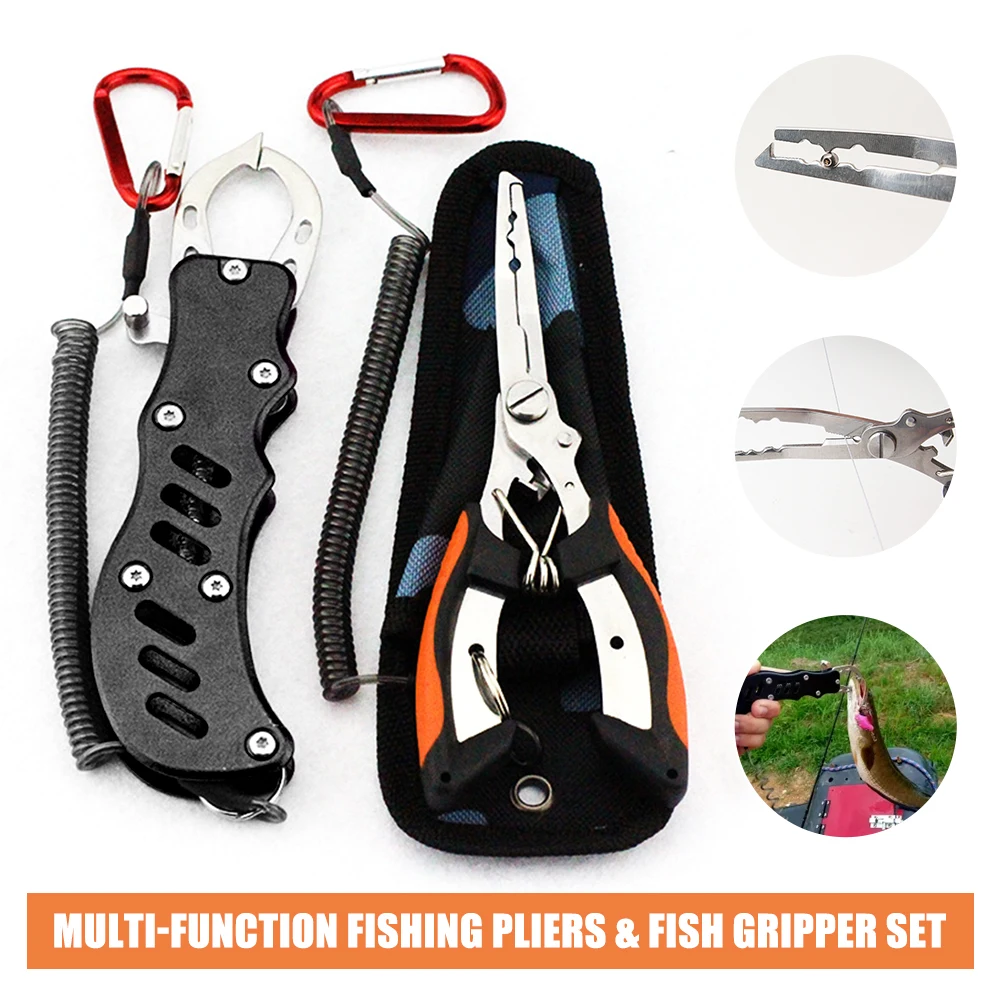 Metal-Fishing-Clamp-Tackle-12-5cm-Fish-Grip-Tools-Stainless-Steel ...